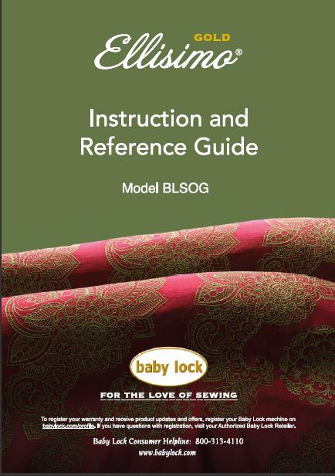 Baby Lock Ellisimo Gold Sewing Machine Guide: 364 Pages (PDF Download ...