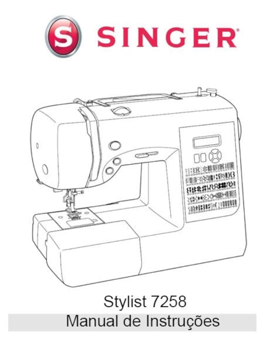 SINGER 7258 Stylist Manual De Instrucoes Maquina De Costura 51 Pagina ...