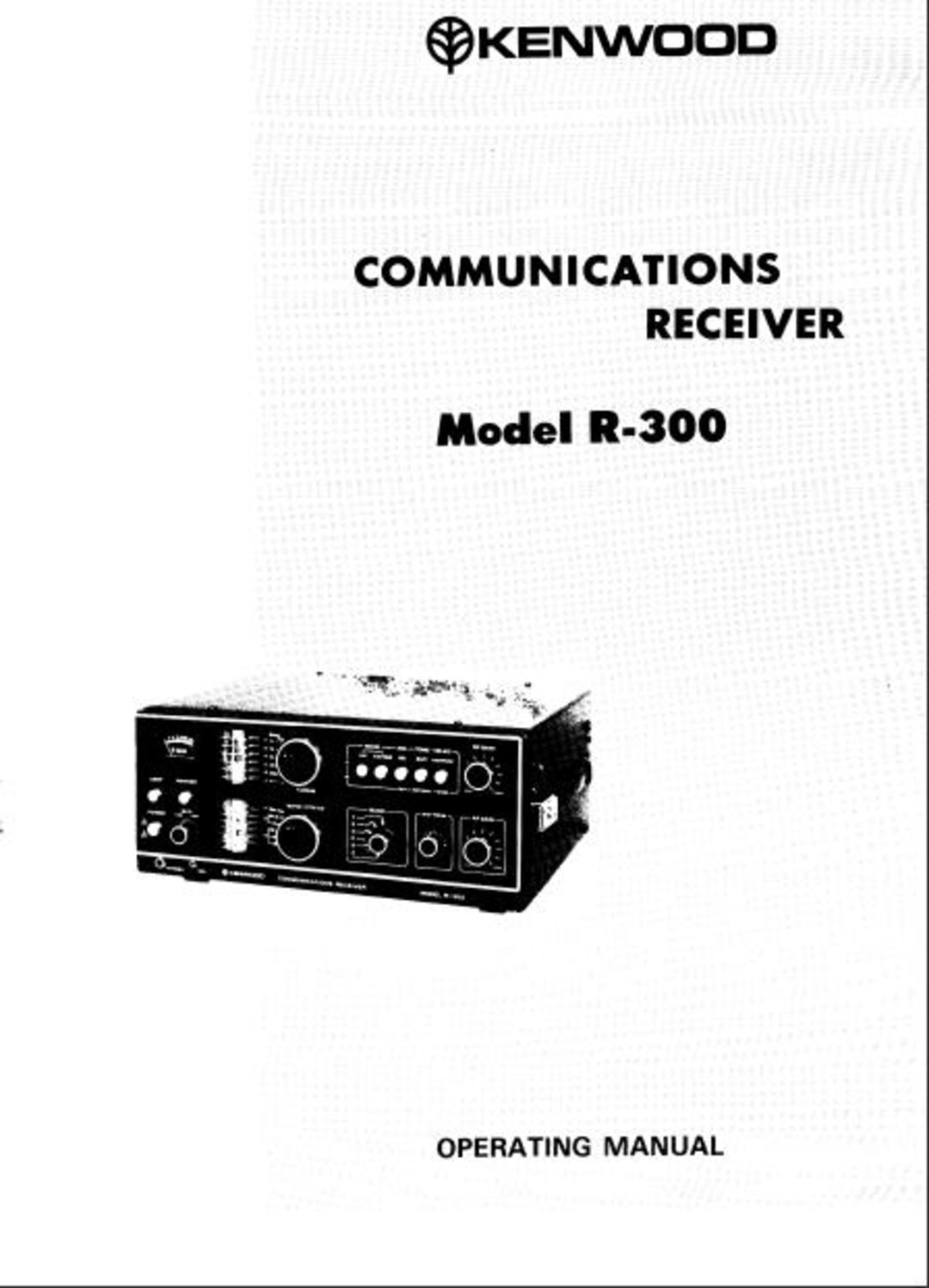 KENWOOD R-300 Operating Manual Communications Receiver in English. MORE ...