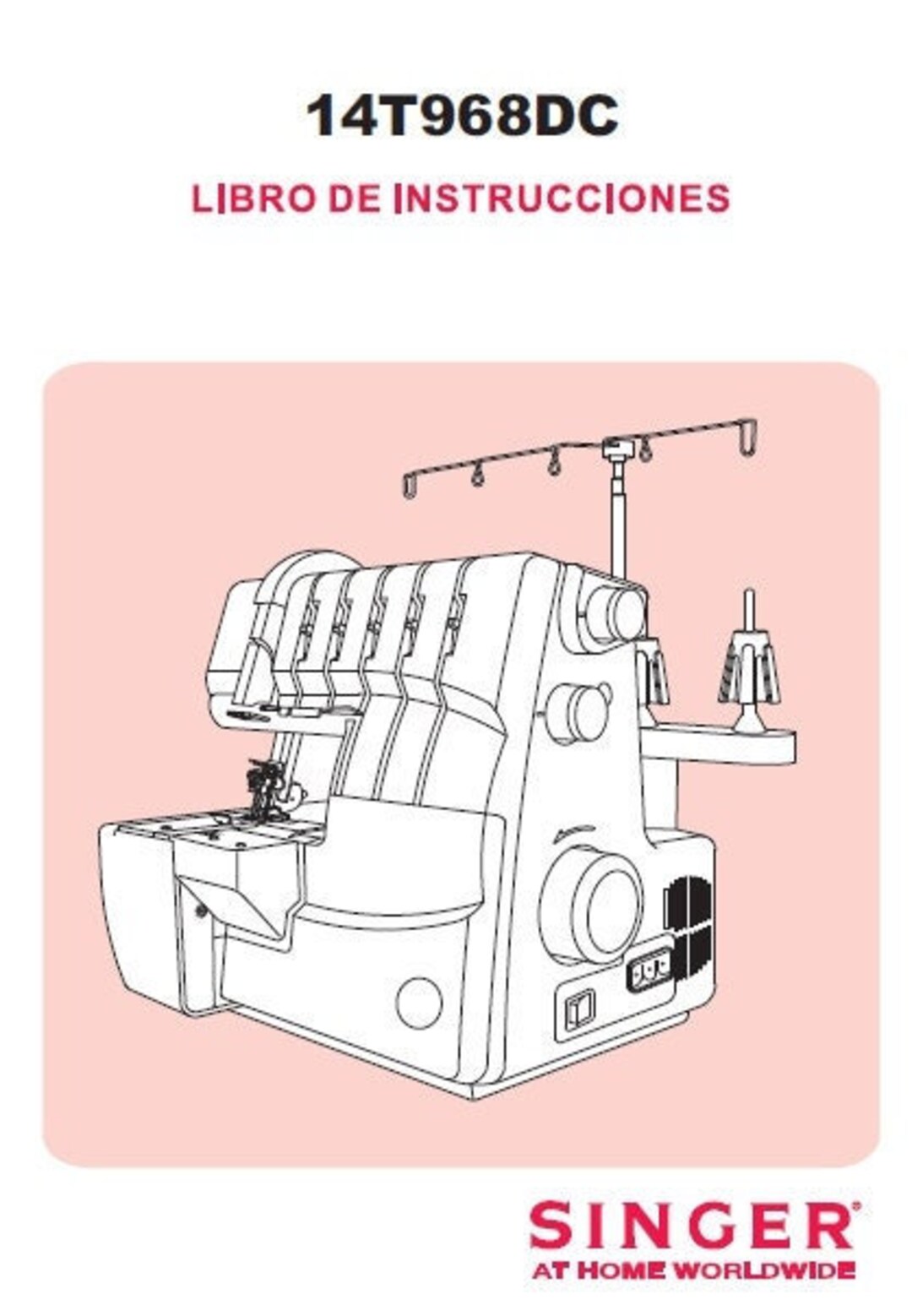 Singer 14T968DC Sewing Machine Instruction Manual - Spanish (PDF ...