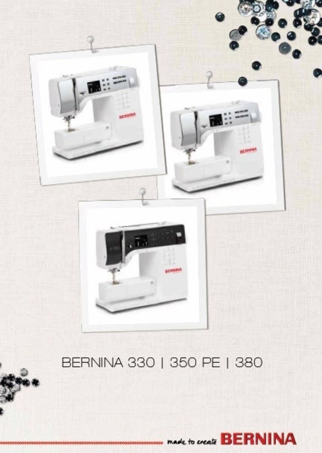 BERNINA 330 350 Pe 380 Mode D 'emploi Machine A Coudre FRANCAIS - Etsy