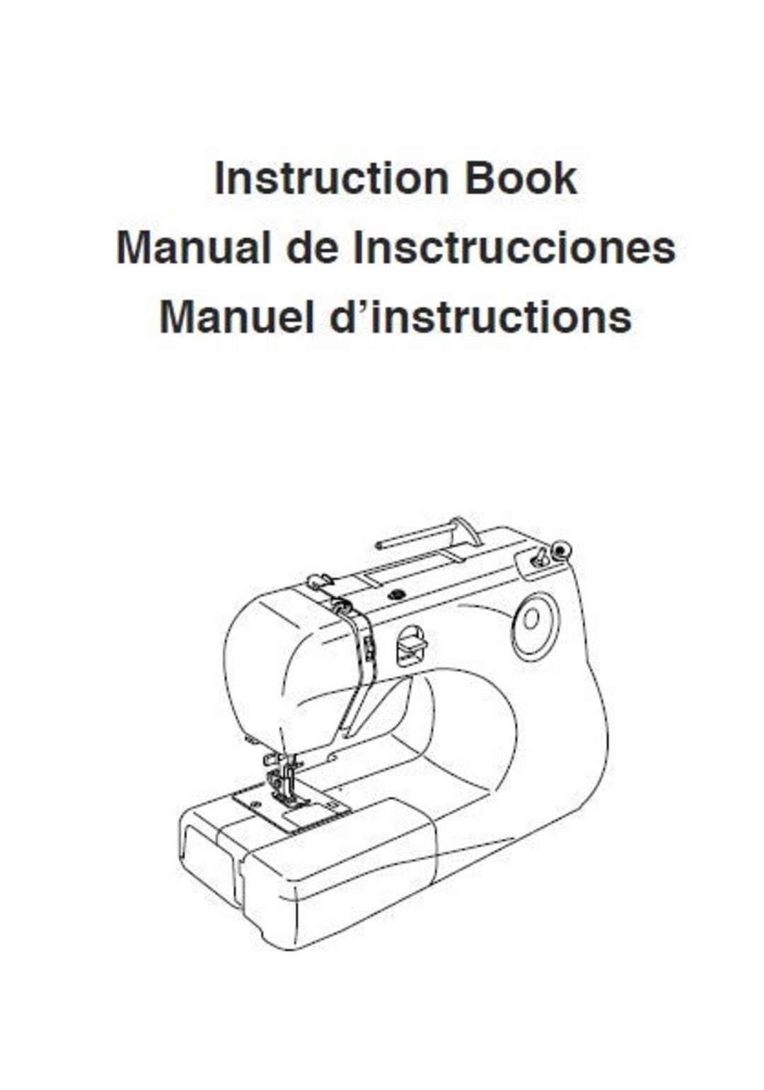 JANOME JEM GOLD 3 665 Instruction Book Sewing Machine English Espanol ...