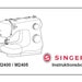 SINGER M2400 M2405 Instruktionsbok Sewing Machine Sw Want the PAPERBACK ...