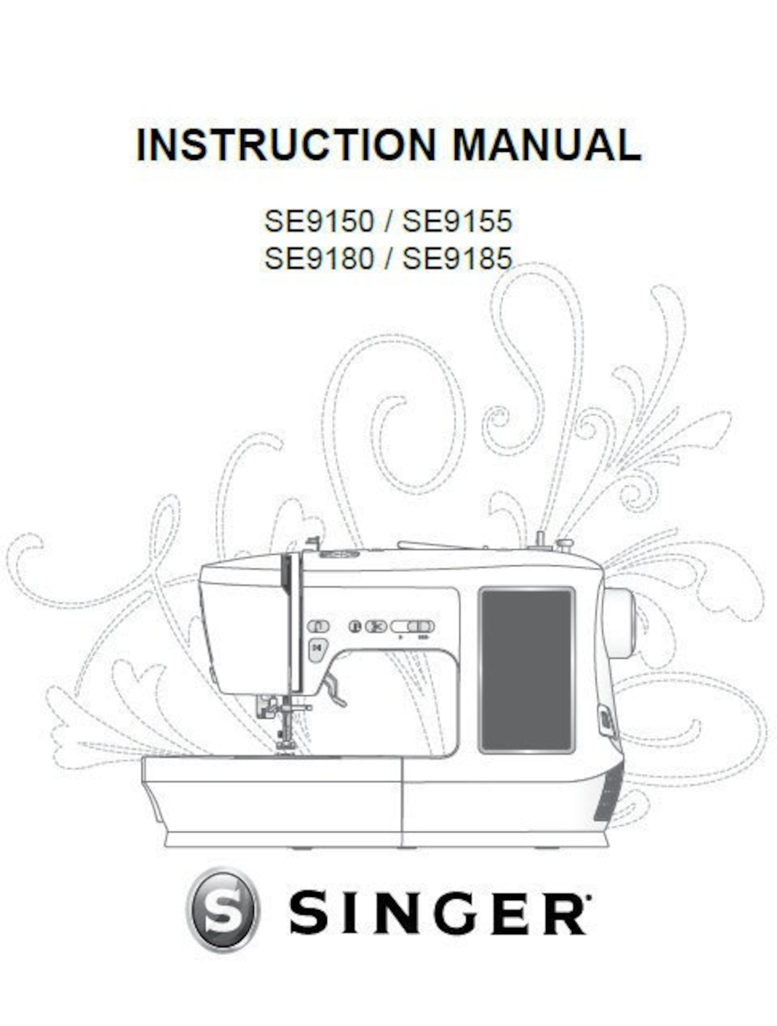 SINGER SE9150 SE9155 SE9180 SE9185 Instruction Manual Sewing - Etsy ...