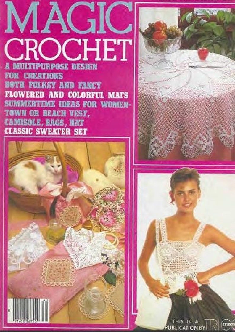 MAGIC CROCHET 30 Crochet Book Crochet Patterns in ENGLISH - Etsy