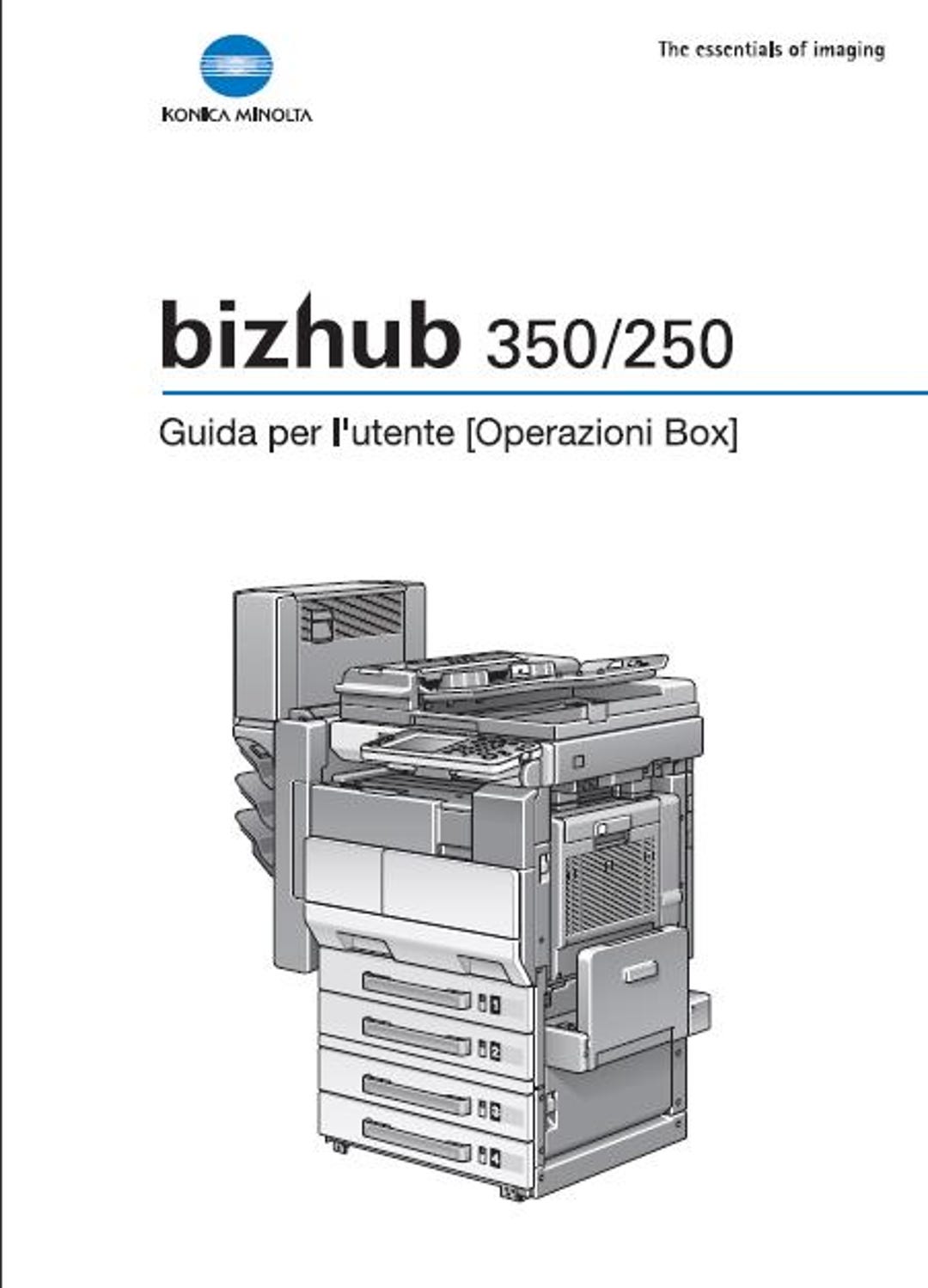 KONICA Minolta Bizhub 350 250 Printer User Guide - 152 Pages (PDF ...