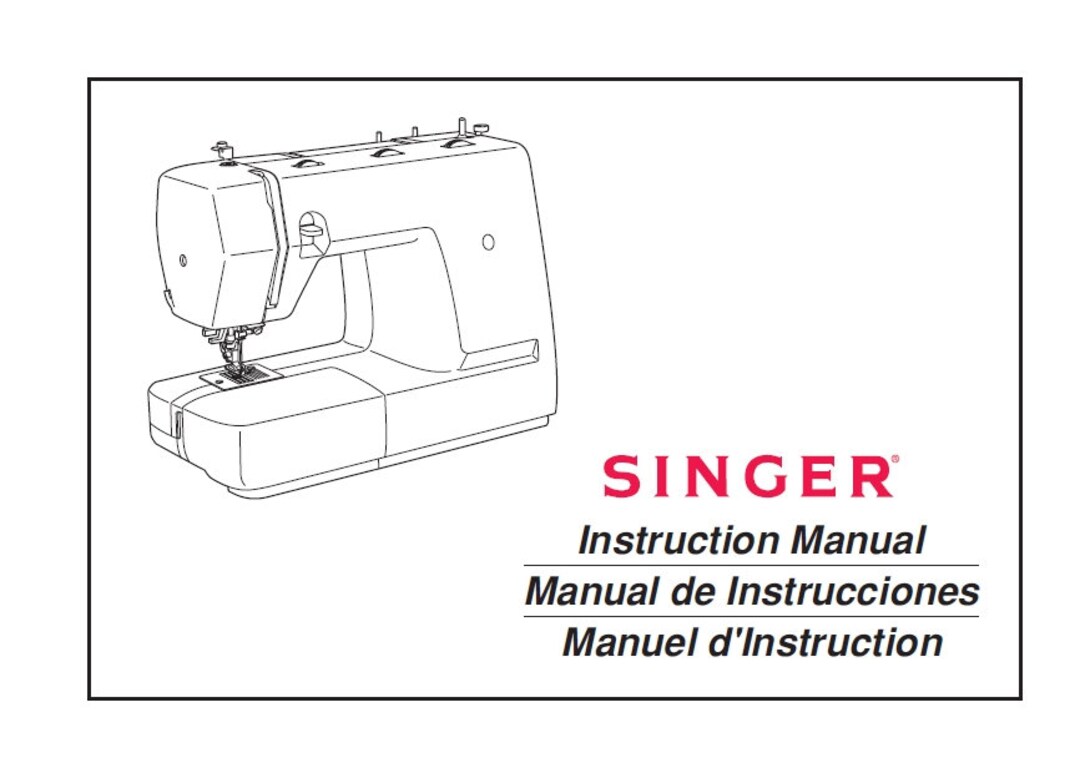 Singer 1732 Esteem Sewing Machine Instruction Manual: English, Spanish ...