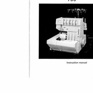 PFAFF Hobbylock 799 Sewing Machine Instruction Manual (PDF Download) - Etsy