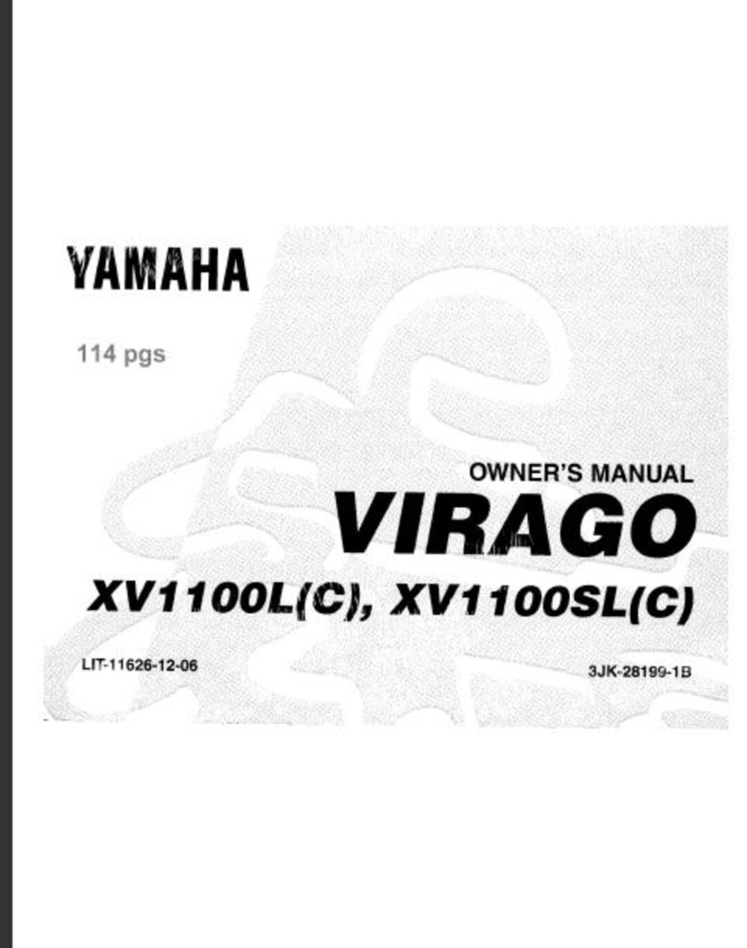 Yamaha Virago 1100 Service Manual Pdf