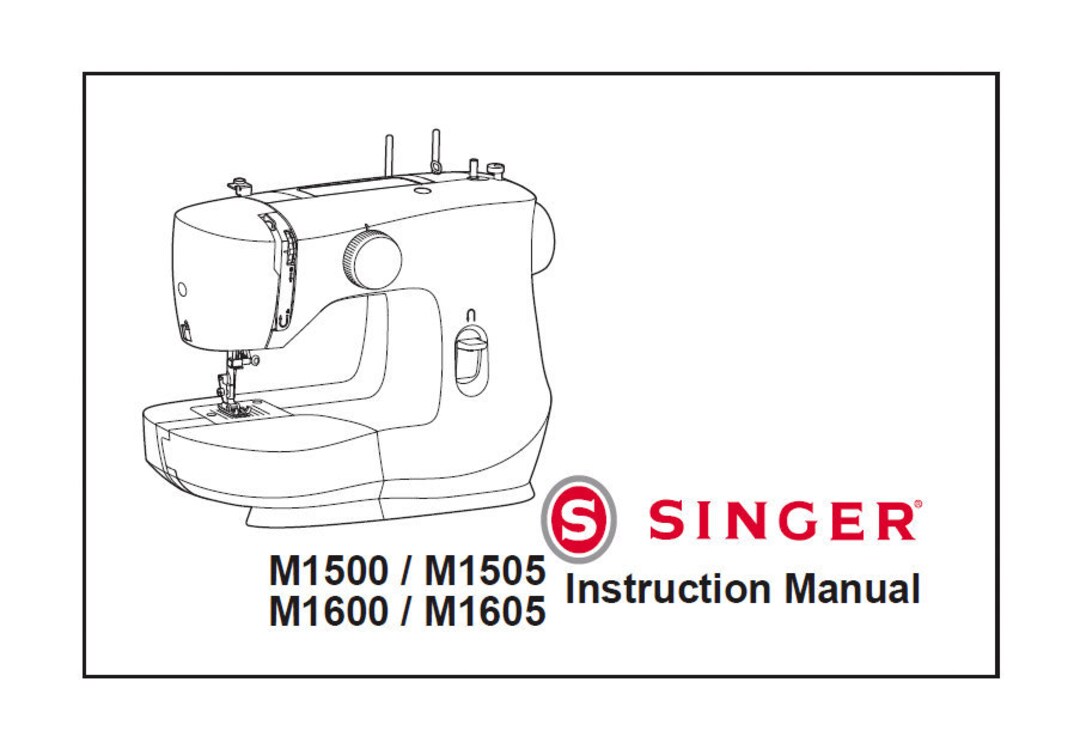 Singer M1500 M1600 Series Sewing Machine Instruction Manual - 36 Pages ...