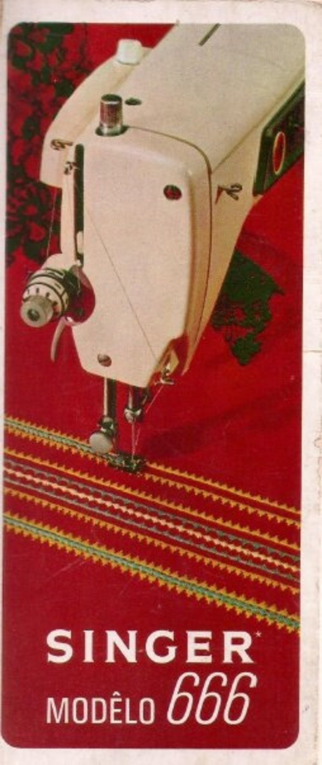 SINGER 666 Manual De Instrucoes Maquina De Costura PORTUGUES - Etsy