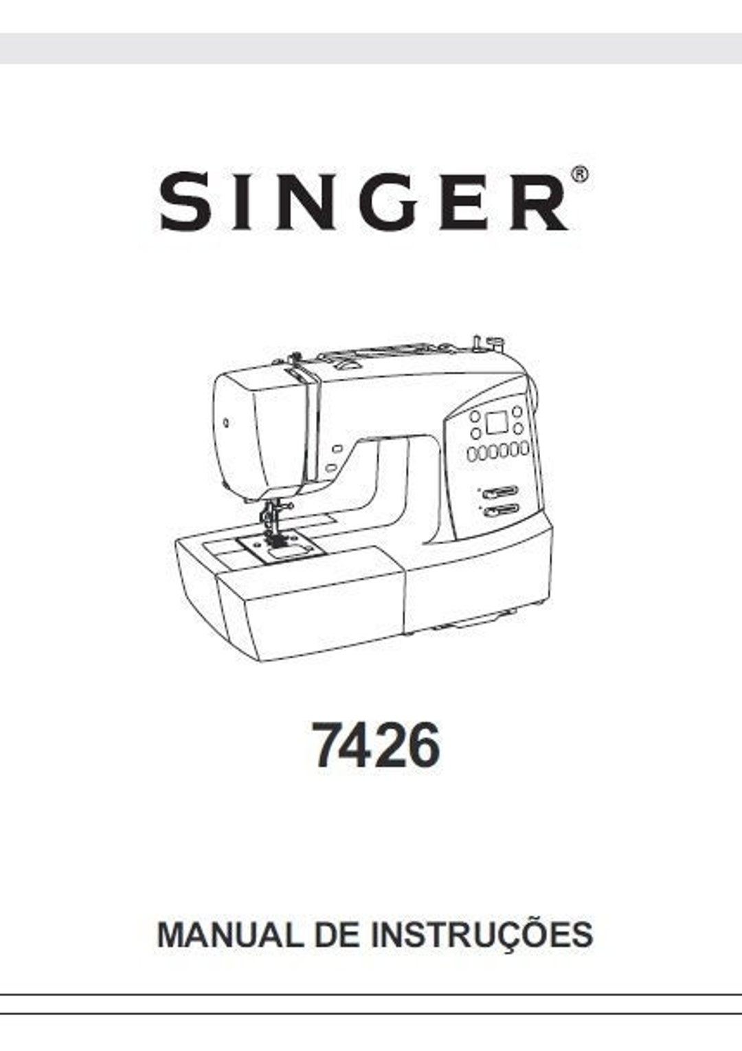 SINGER 7426 COSMO Manual De Instrucoes Maquina De Costura Portugues - Etsy