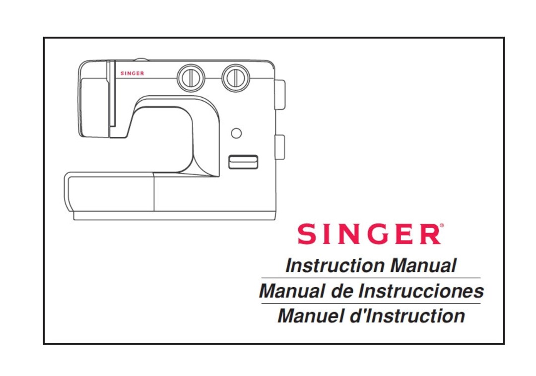 SINGER 1120 Instruction Manual Manual De Instrucciones Manuel D ...