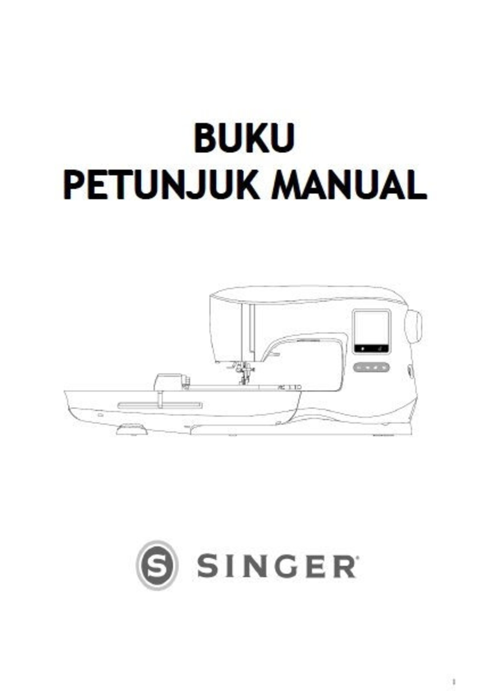 SINGER EM200 Buku Petunjuk Manual Sewing Machine in INDONESIAN - Etsy