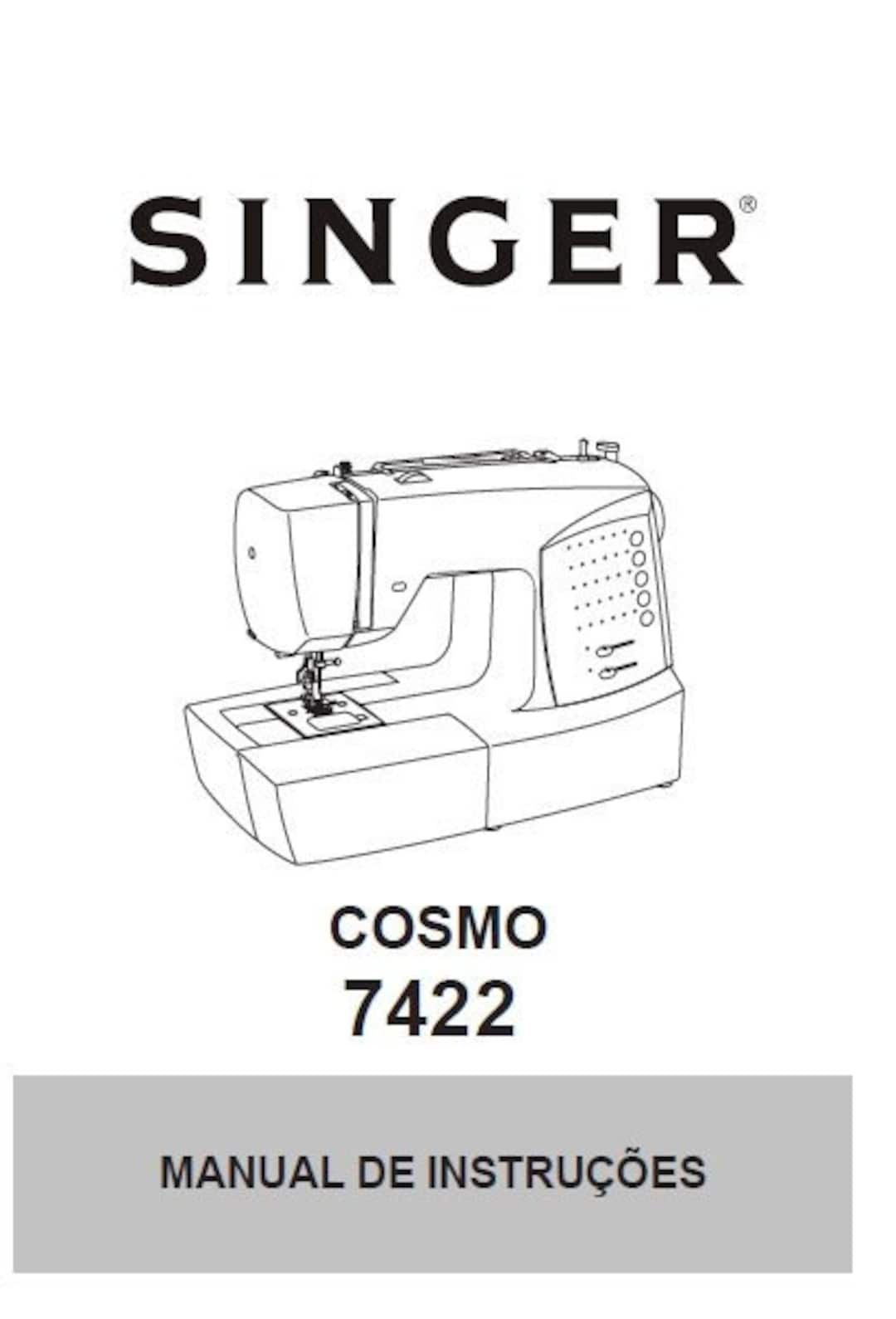 SINGER 7422 COSMO Manual De Instrucoes Maquina De Costura Portugues - Etsy