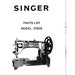 SINGER 27B2B Illustrated Parts List Sewing Machine in ENGLISH - Etsy