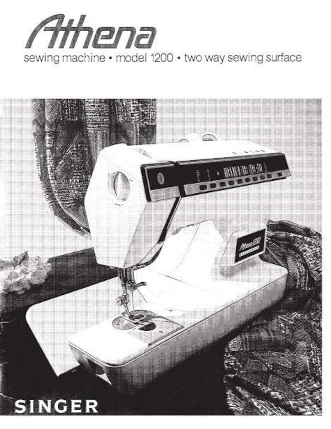 Singer 1200 Athena Sewing Machine Instruction Manual - 90 Page (PDF ...
