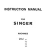 SINGER 111W155 List of Parts Complete Sewing Machine in English. MORE ...