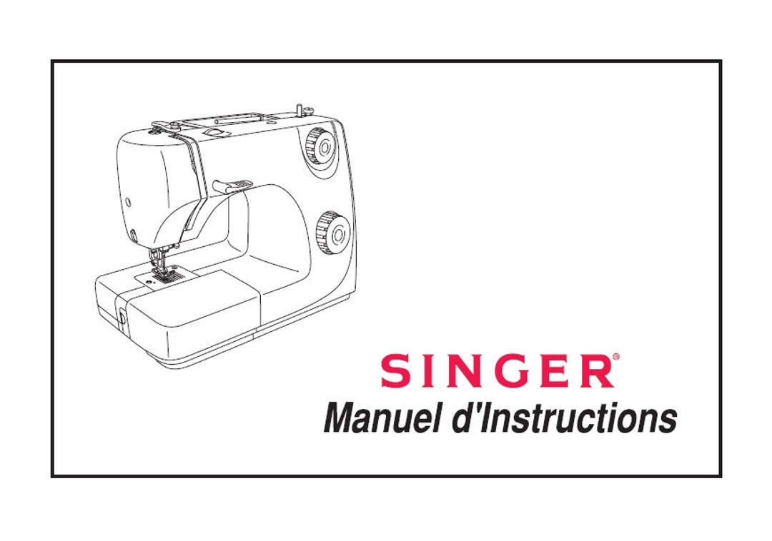 SINGER 8280 Manuel D'instructions Machine A Coudre 42 Pages En Francais ...