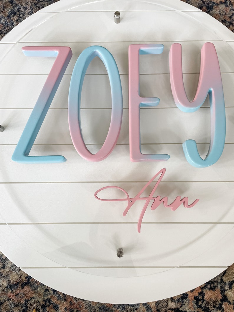 Childrens Name Sign - Etsy