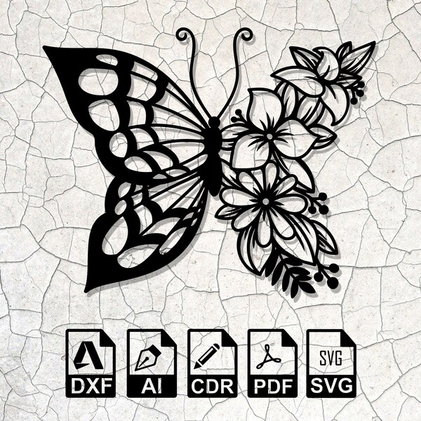Butterfly Engraving - Etsy