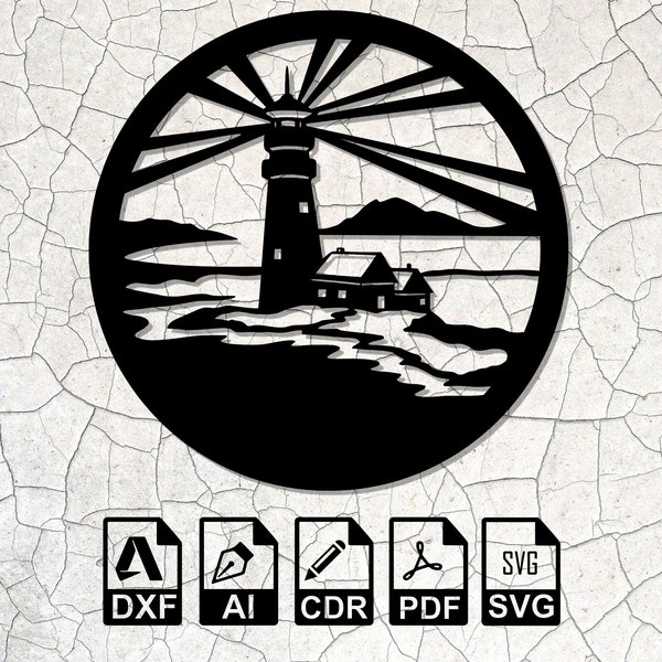 Lighthouse Decal - Etsy