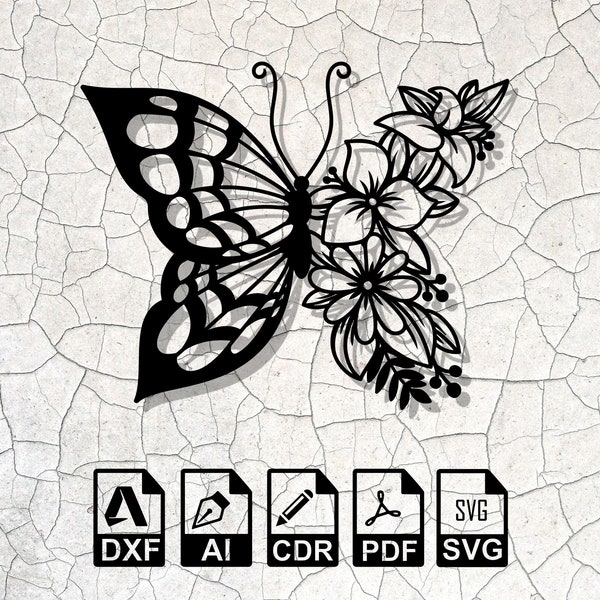 Butterfly Engraving - Etsy