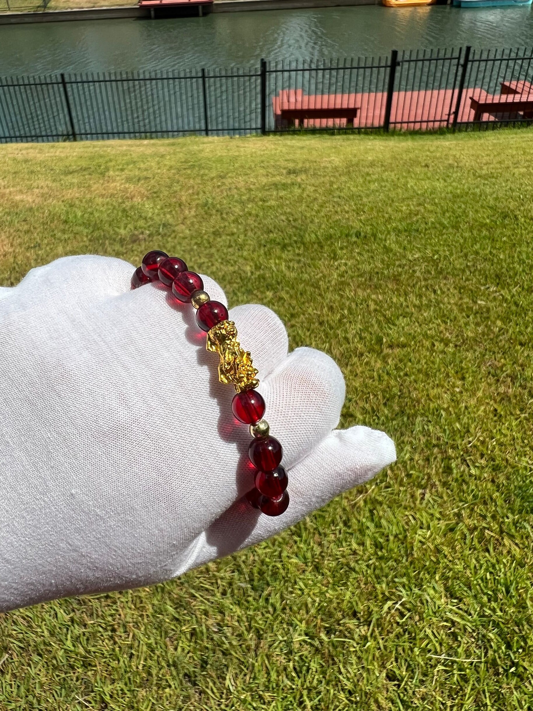 Red Pixiu Bracelet Feng Shui Good Luck Wealth Bracelet - Etsy