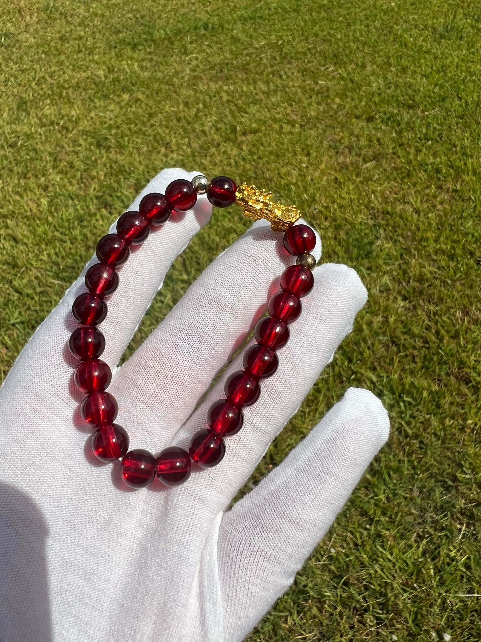 Red Pixiu Bracelet Feng Shui Good Luck Wealth Bracelet - Etsy