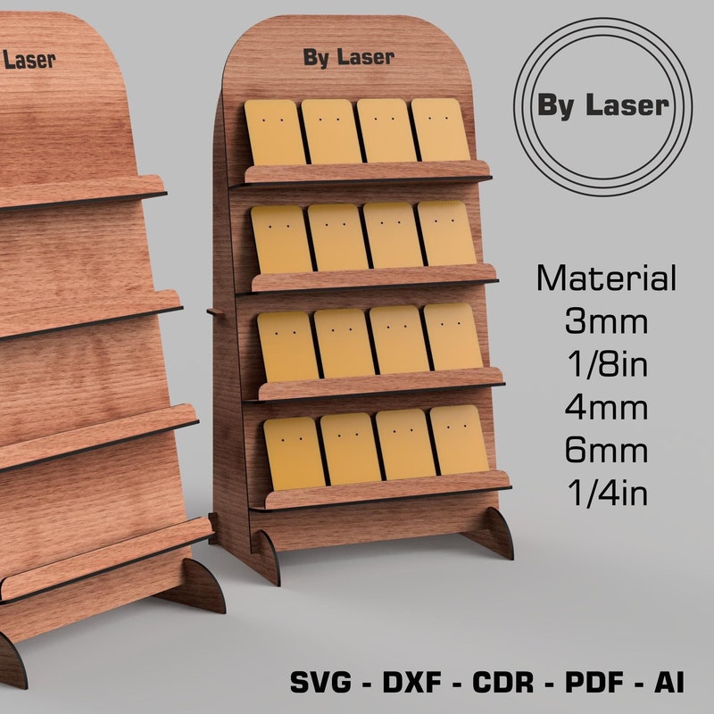 Wood Earring Display - Etsy