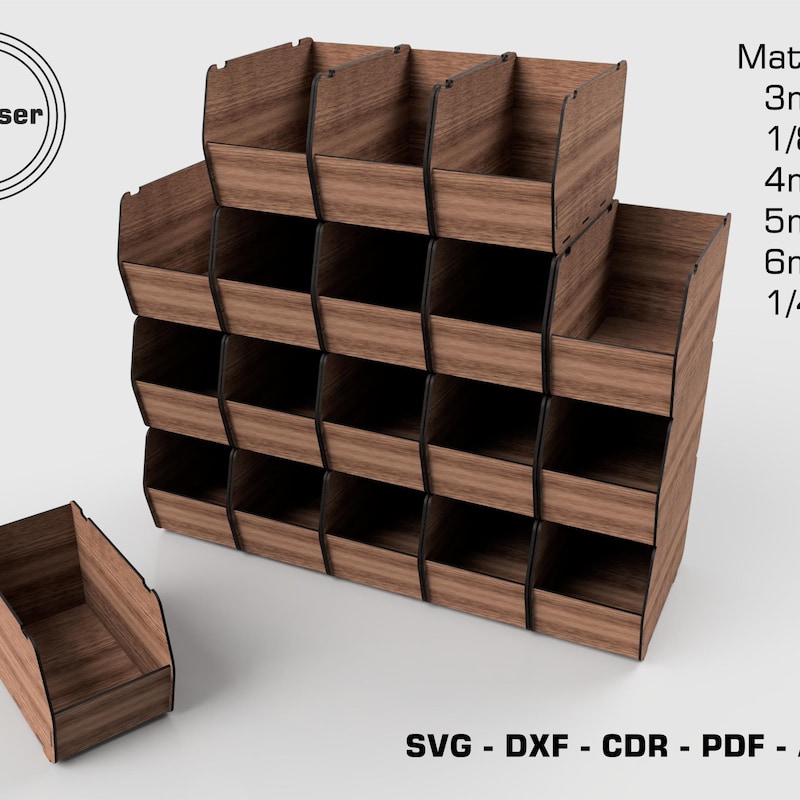 Wood File Organizer - Etsy