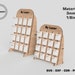 Buy Earring Display Stand, Laser Cut File, Two Different Size, Earring ...