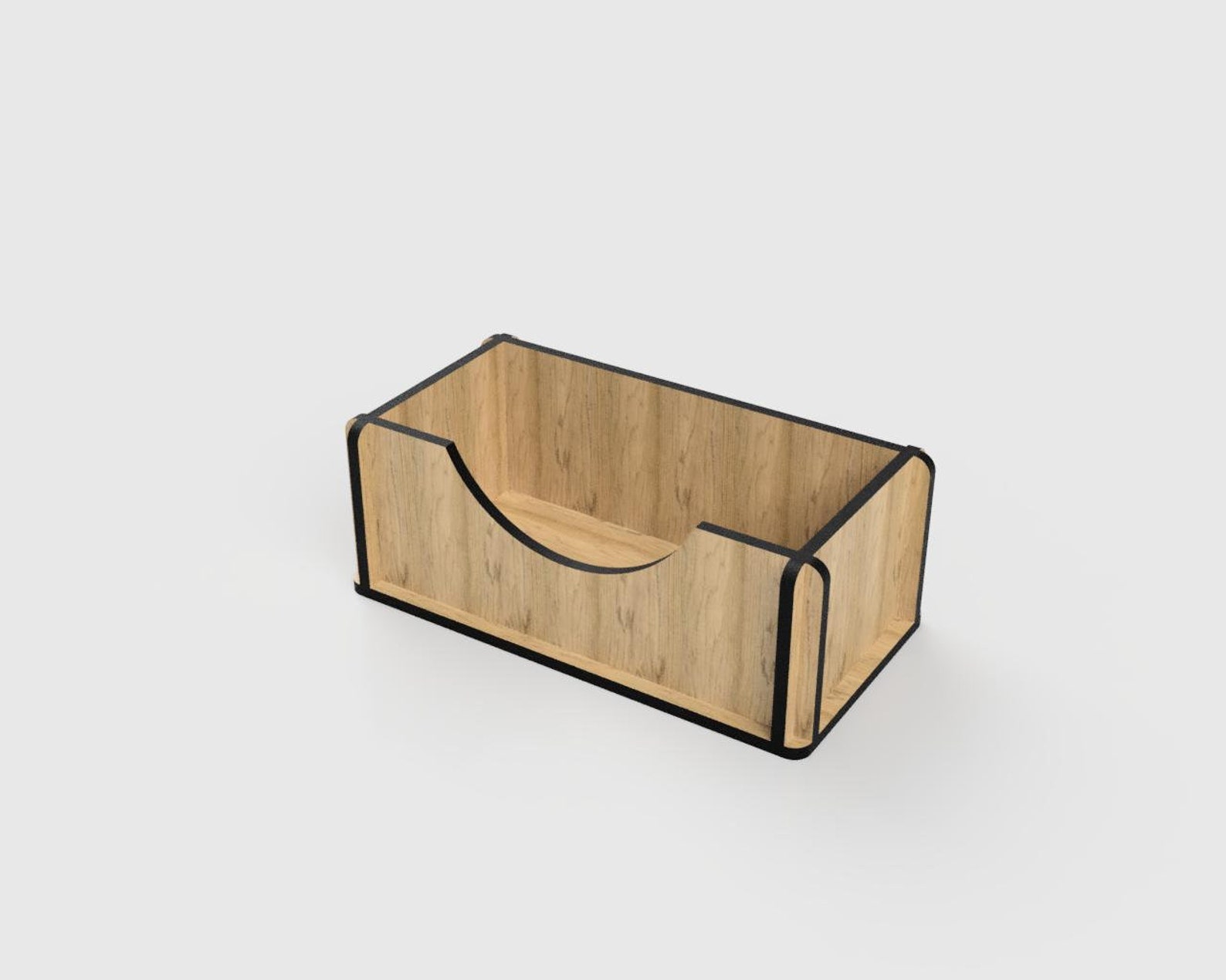 Business Card Holder Laser Cut Files 3mm 1/8 Inch 4mm - Etsy