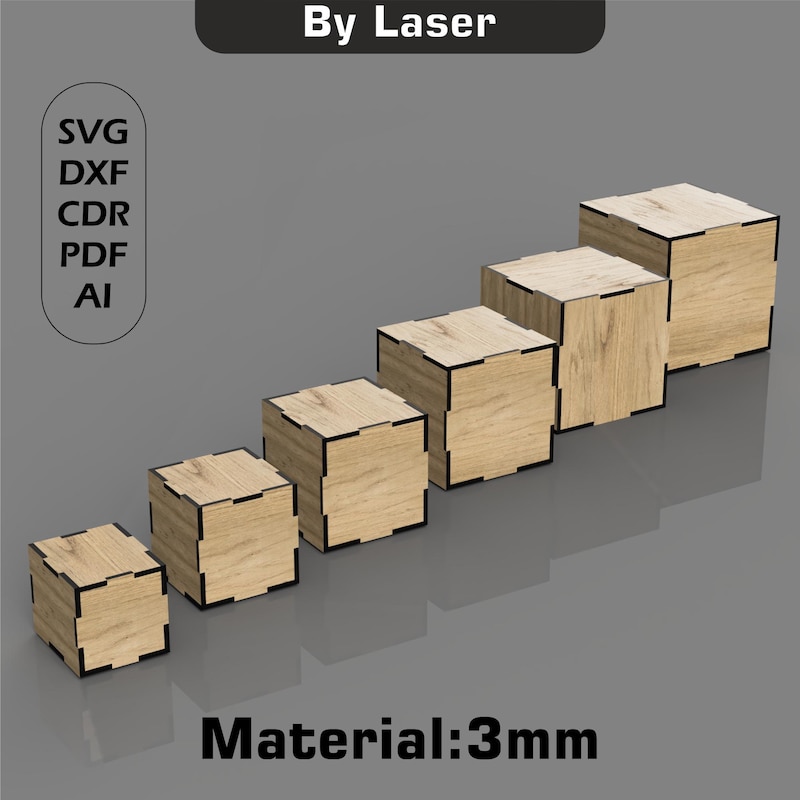 Wood Blocks Laser Files - Etsy