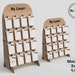 Buy Earring Display Stand, Laser Cut File, Two Different Size, Earring ...