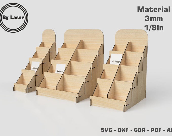 Tiered Display, 13.5 Wide With 4 Deep Shelf. 4 & 3 Tiered. Vendor/craft ...