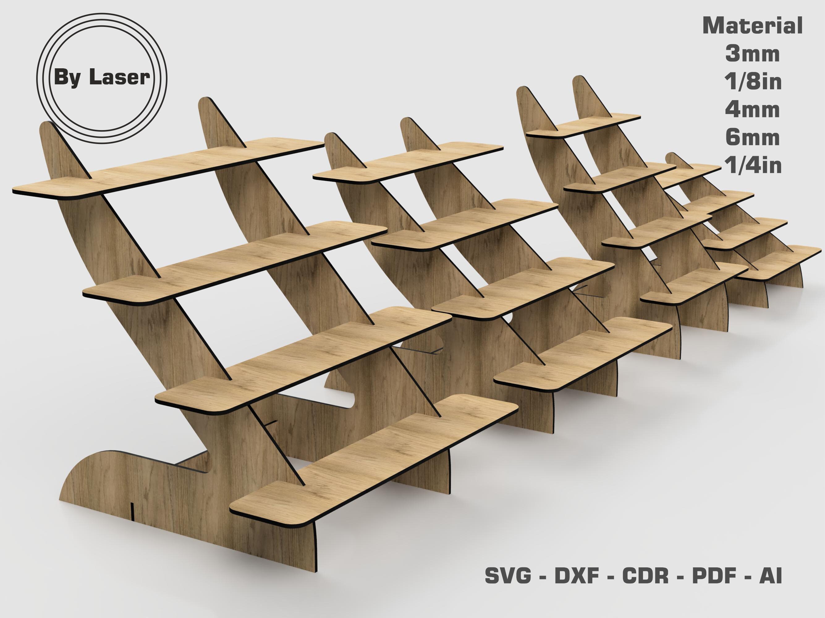 Crafting Display Stand Laser Cut Files Cupcake Stand 4 - Etsy UK