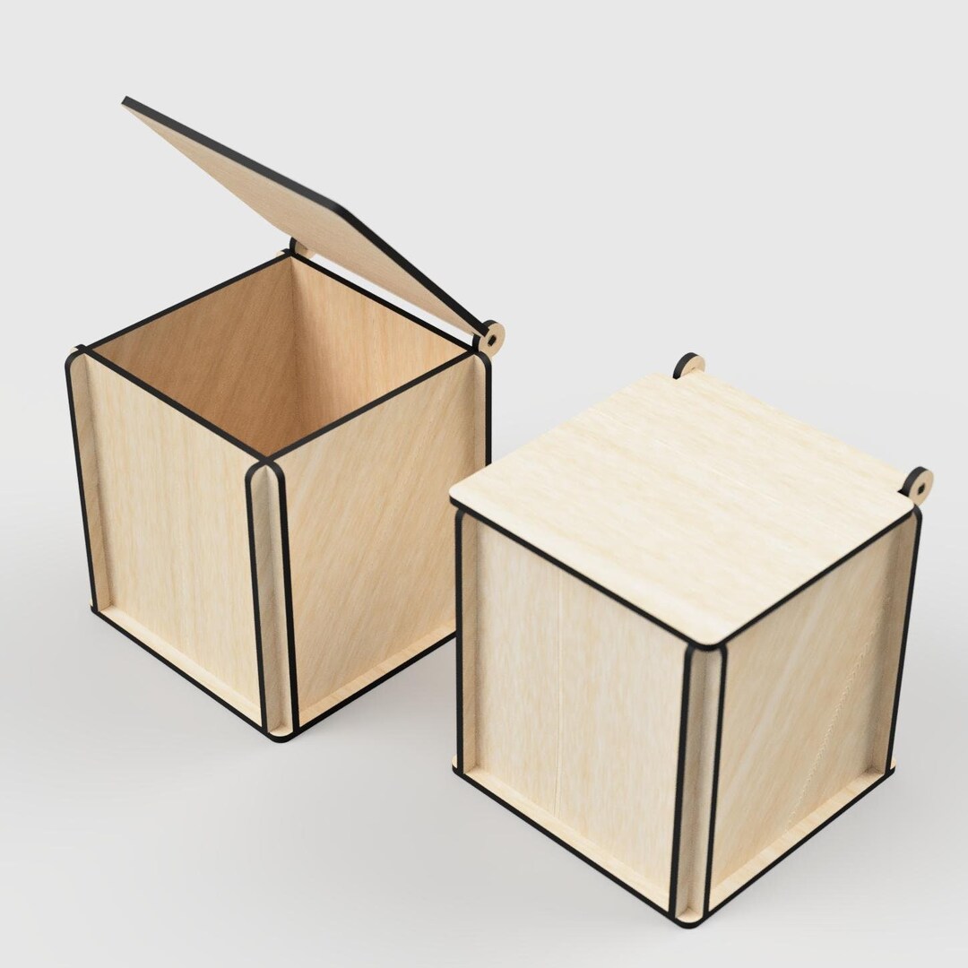 Laser Cut Box Files SVG Glowforge Cut Files 3 Mm Material - Etsy UK