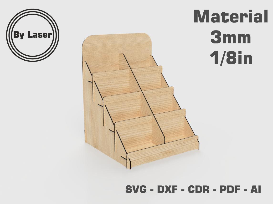 Retail Counter Display Stand 3 Different Size Tiered Display - Etsy