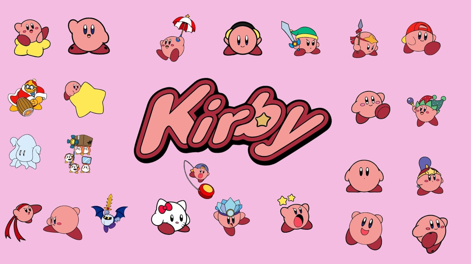 Kirby Super Star Vector Svg Png Pdf Kirby Svg Cricut Etsy