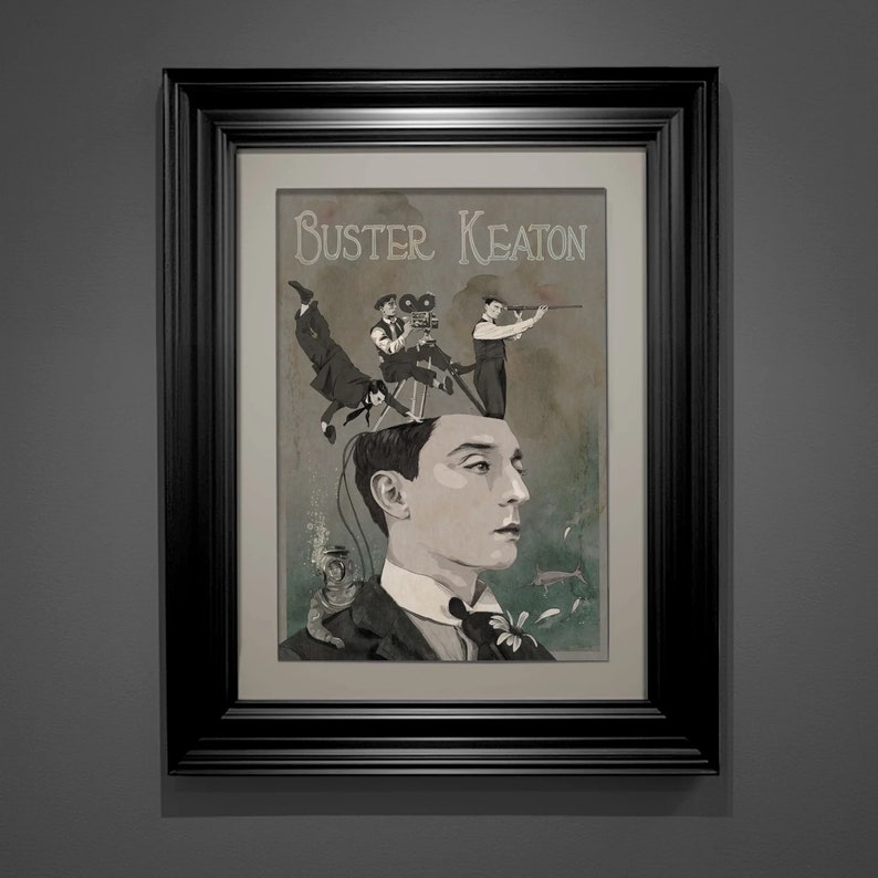 Buster Keaton Poster A4 Size - Etsy