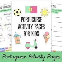 Brazilian Portuguese Learning Bundle | 170+ Vocabulary Worksheets for ...