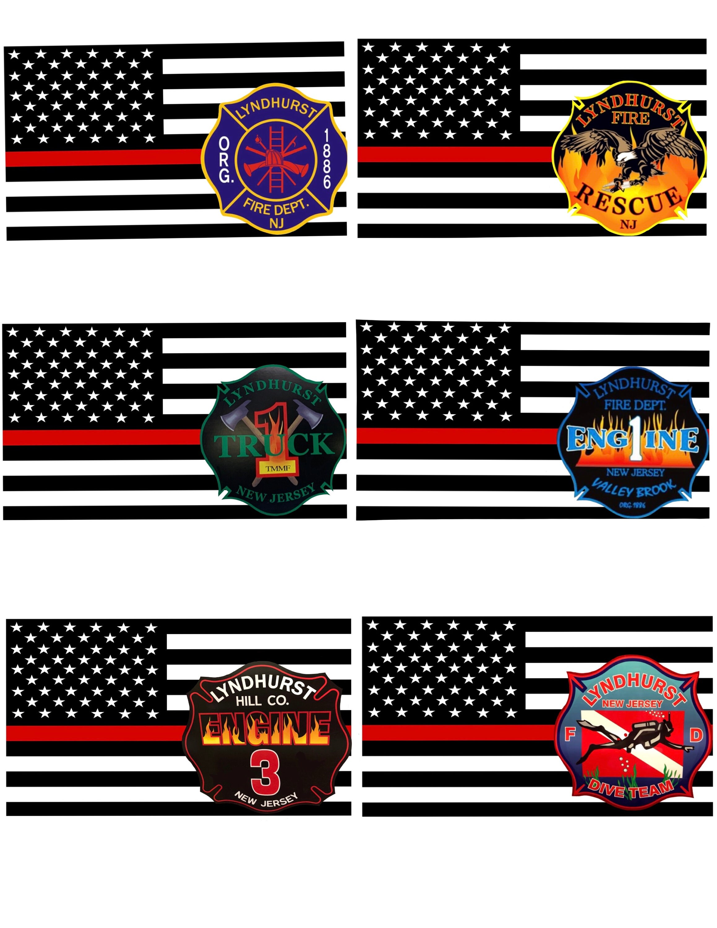 Custom Thin Red Line Flag - Etsy