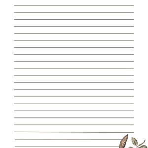 Printable Stationary Writing Paper, Lined and Blank Pages | Sea & Ocean ...