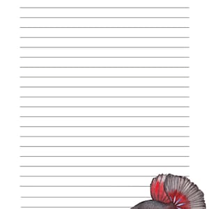 Printable Stationary Writing Paper, Lined and Blank Pages | Sea & Ocean ...