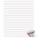 Printable Stationary Writing Paper, Lined and Blank Pages Sea & Ocean ...