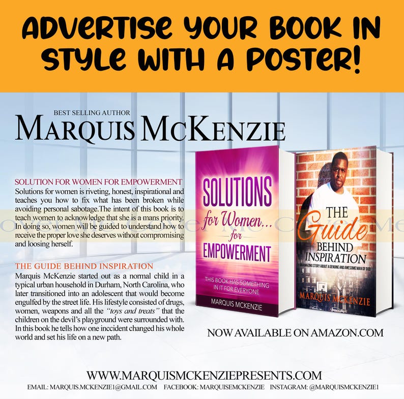 Book Poster, Advertise, Social Media, Cover Designs #PA, Print Ready ...