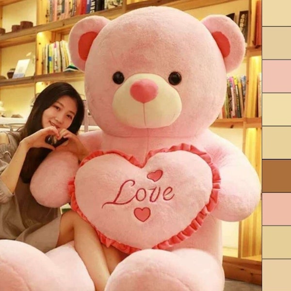 Loving Bear Puffy, Hug Body Pillow, Plush Figure Human Size Gift for ...