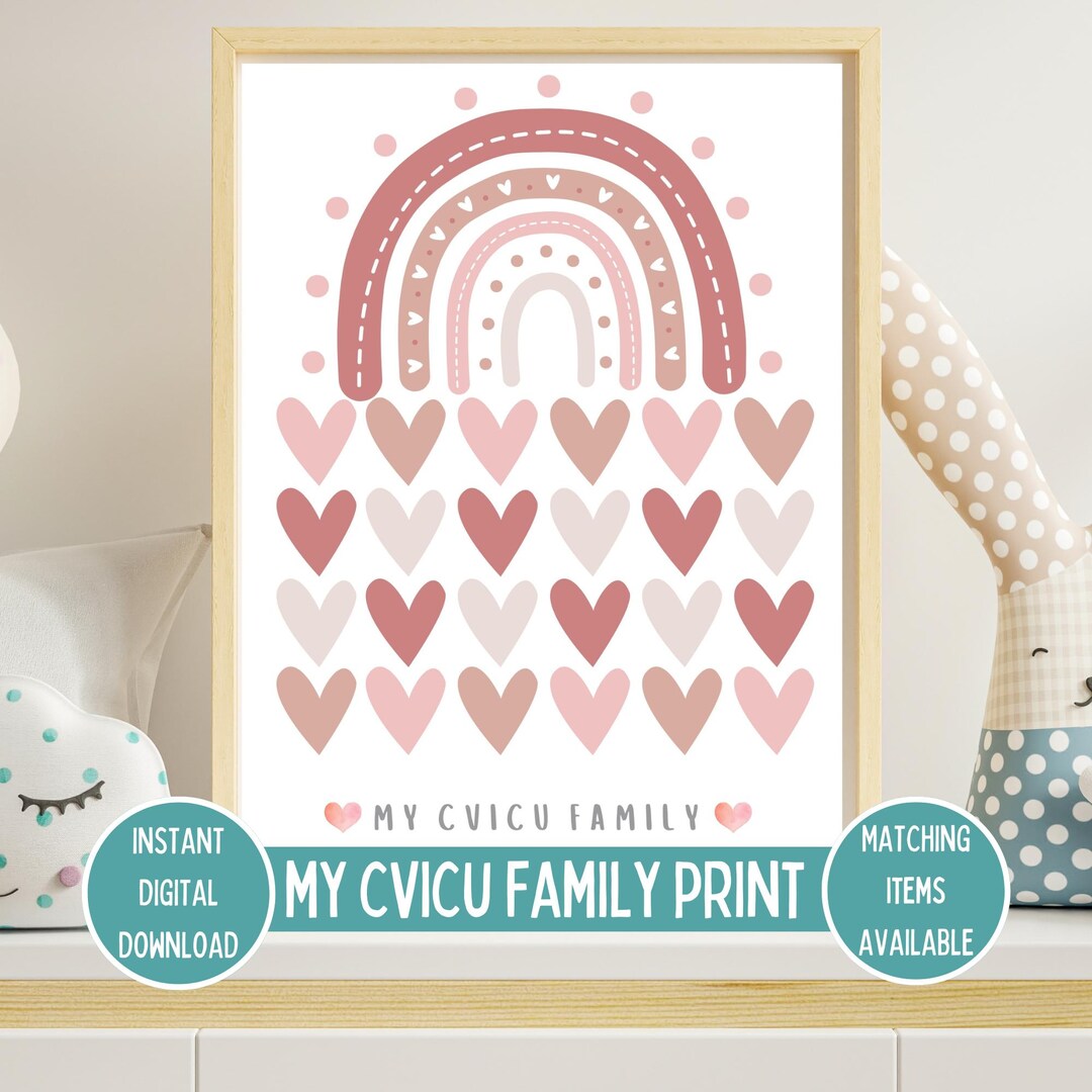 My CVICU Family Sign for Hospital Staff Signatures, Keepsake Guestbook ...