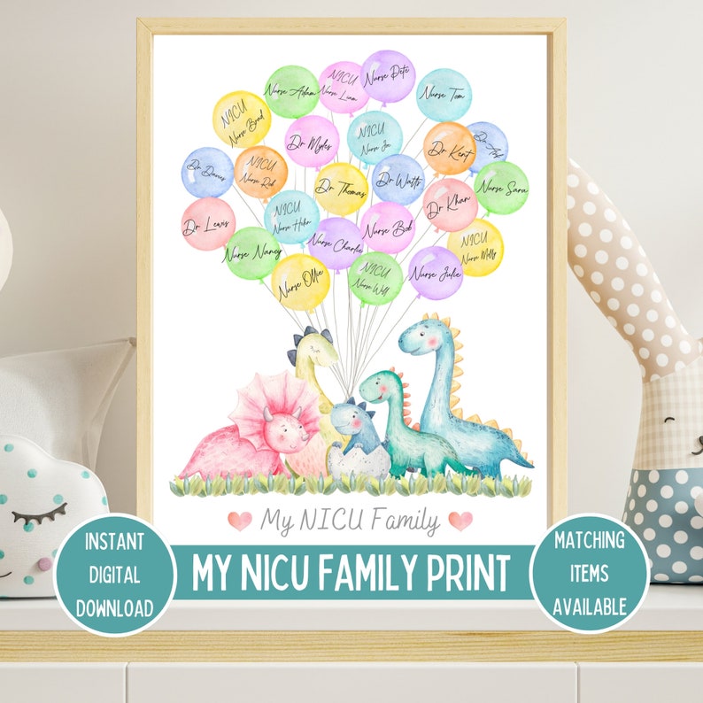 My NICU Family Sign for Hospital Staff Signatures,keepsake Guestbook ...